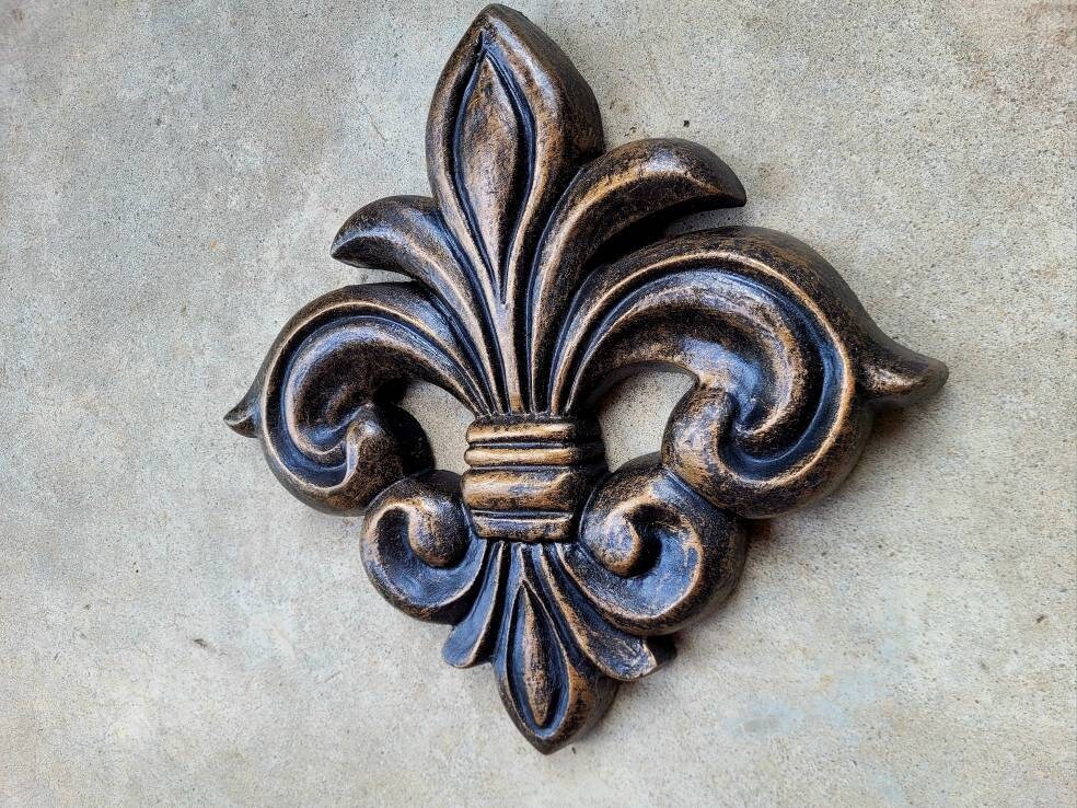 Fleur de Lis Wall Plaque French Decor – Fleur De Lis Junkie